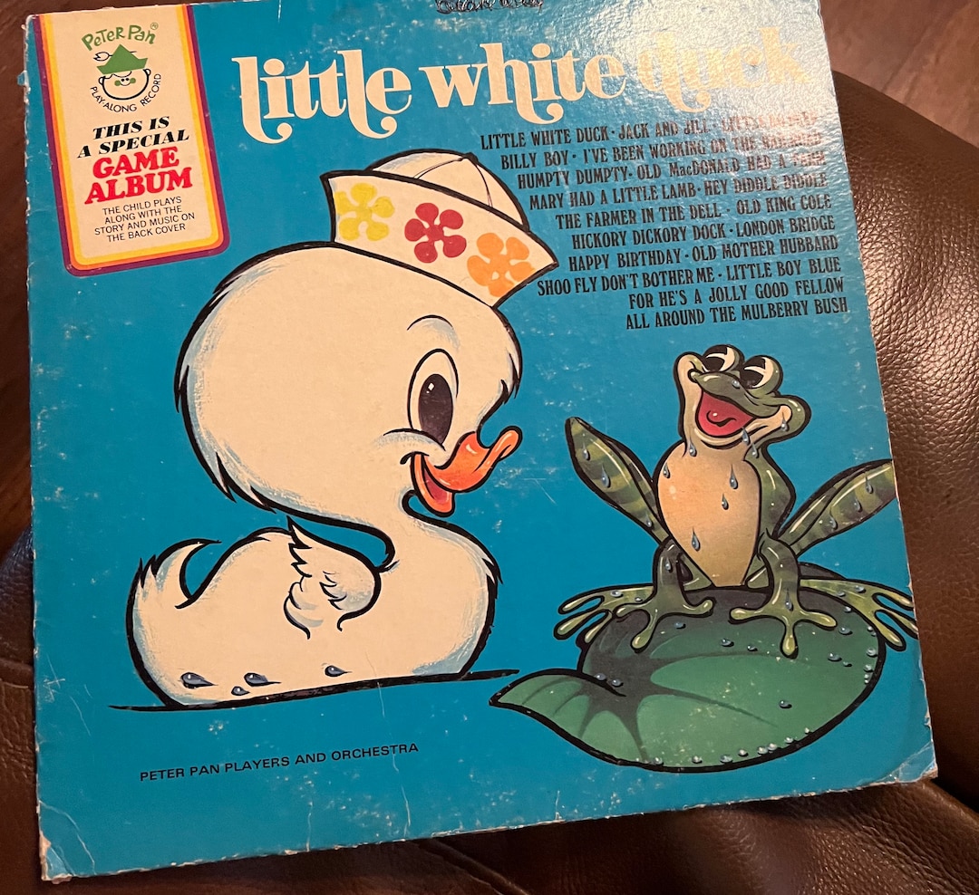 Little White Duck Peter Pan Vinyl Record Album - Etsy