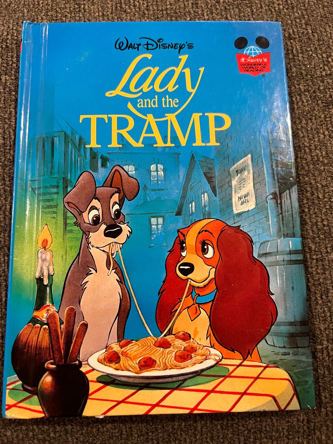 Walt Disney Lady and the Tramp Wonderful World of Reading Hardback Book ...