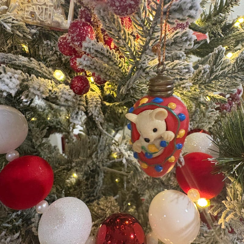 Vintage Avon Mouse Ornament - Etsy