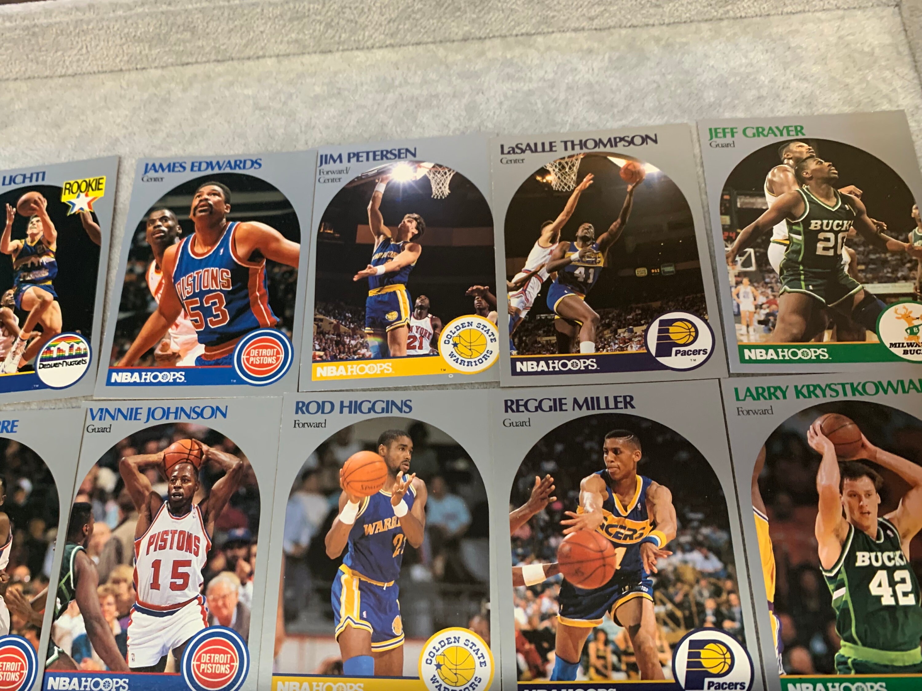 Lote de 61 tarjetas de baloncesto NBA HOOPS | Etsy