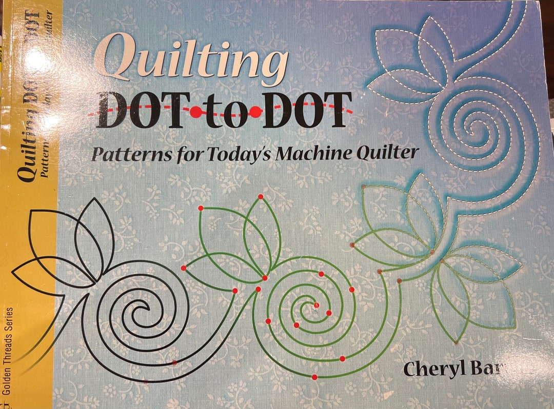 Quilting Dot to Dot Instructions Book - Etsy