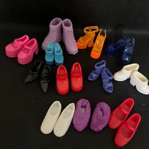 Barbie Doll Lot of Shoes High Heels and Tennis Shoes - Etsy