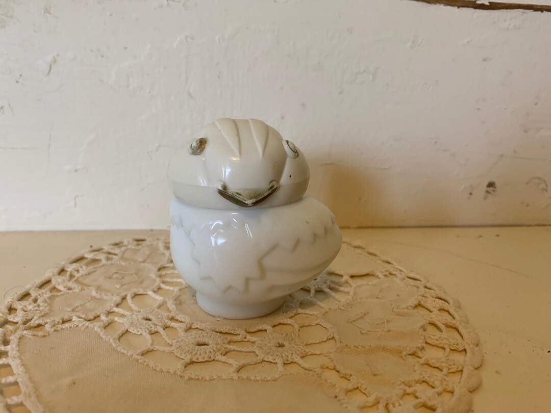 Avon Milkglass Owl Sachet Perfume Cream Holder - Etsy