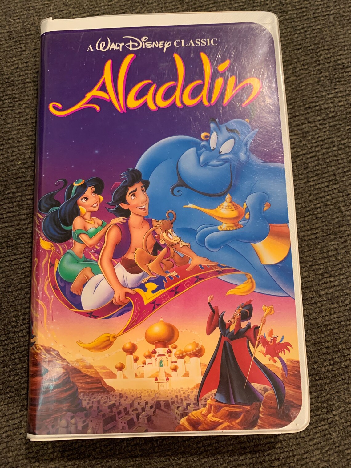 Disney Aladdin VHS VCR Videotape - Etsy