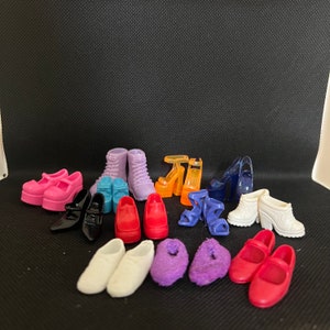 Barbie Doll Lot of Shoes High Heels and Tennis Shoes - Etsy
