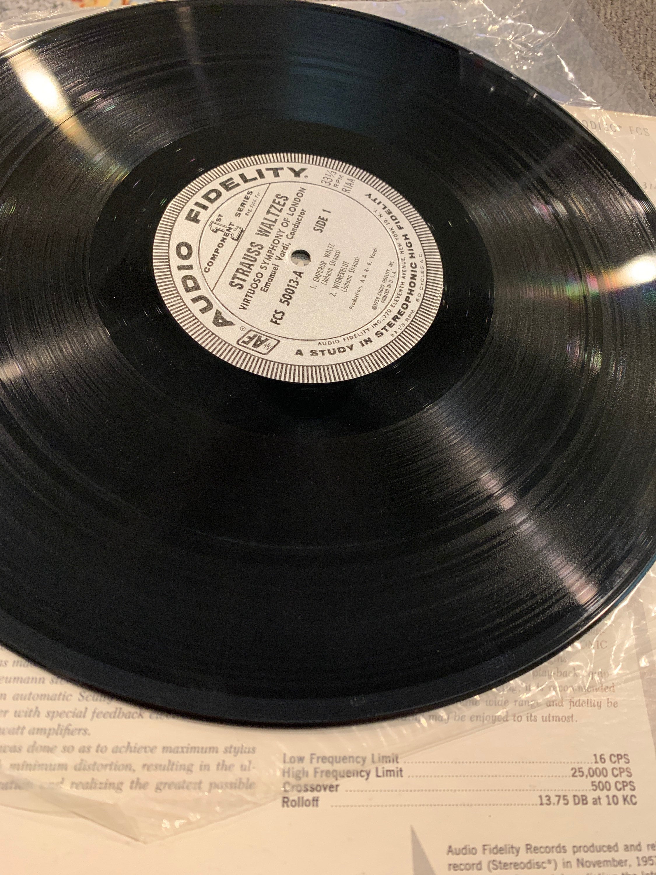 Strauss Waltzes Emanuel Vardi Vinyl Record Album | Etsy