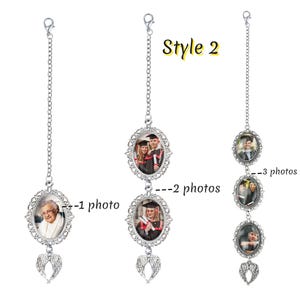 Custom 2025 Graduation Tassel Photo&text Charm With Angel Wing ...