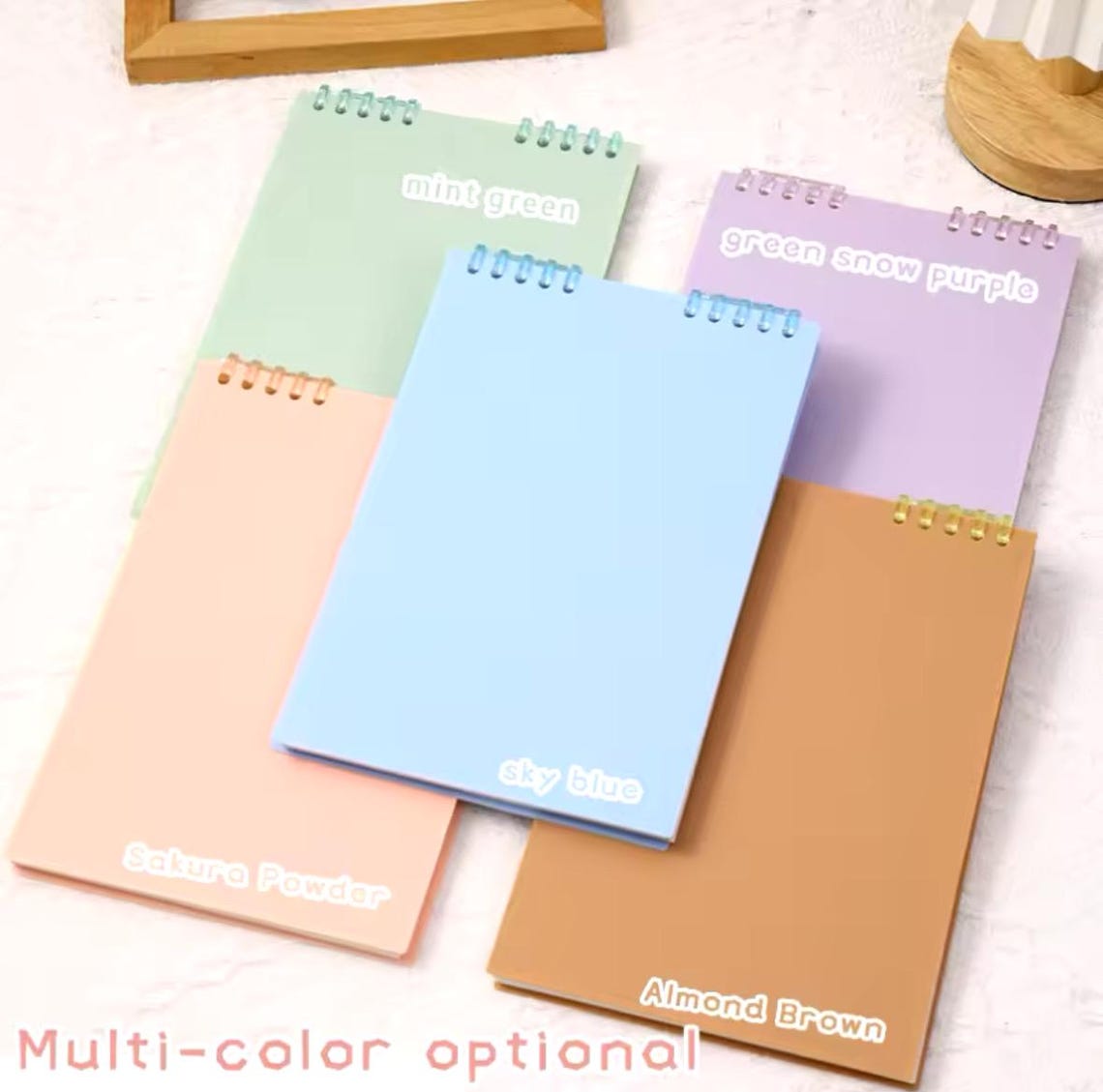 Notepad Notebook 80g Paper 60 Sheet Double Lined Loose Leaf A5 Office ...