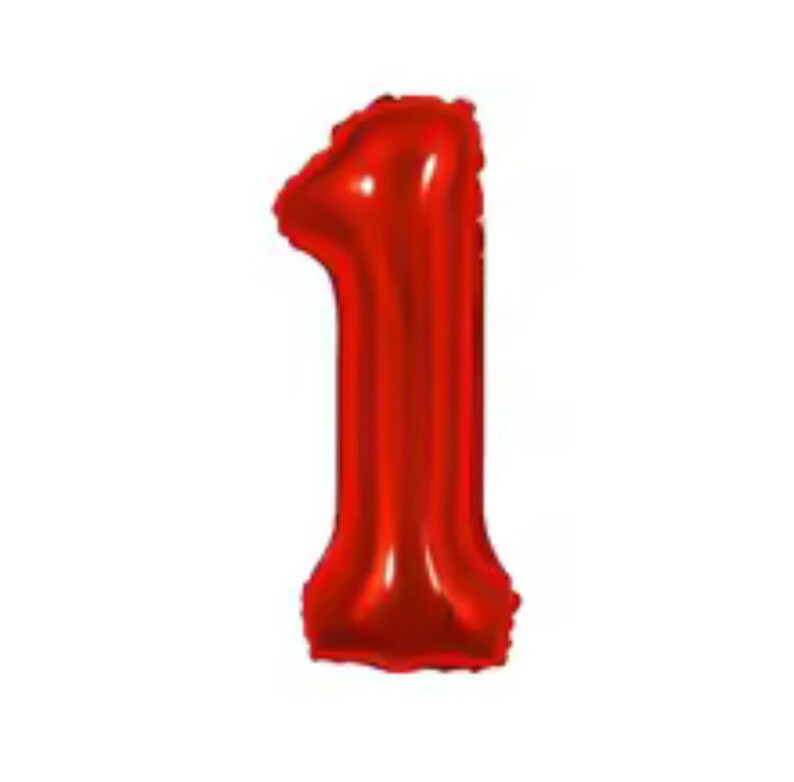 Jumbo Red Foil Number Balloon: 40 Inch Party Decoration - Etsy