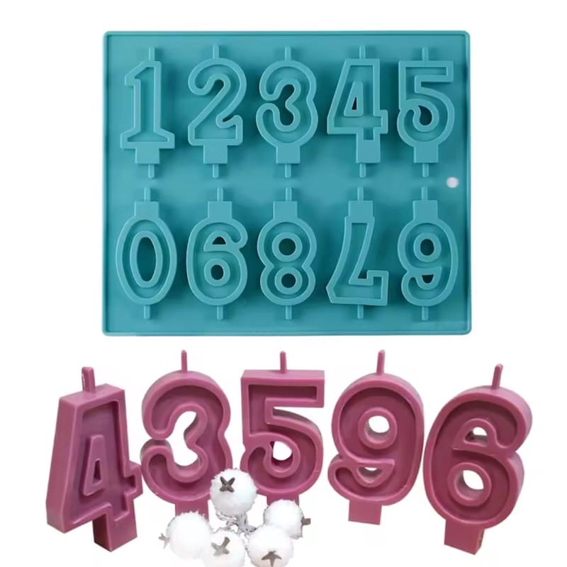 Silicone Number Moulds - Etsy