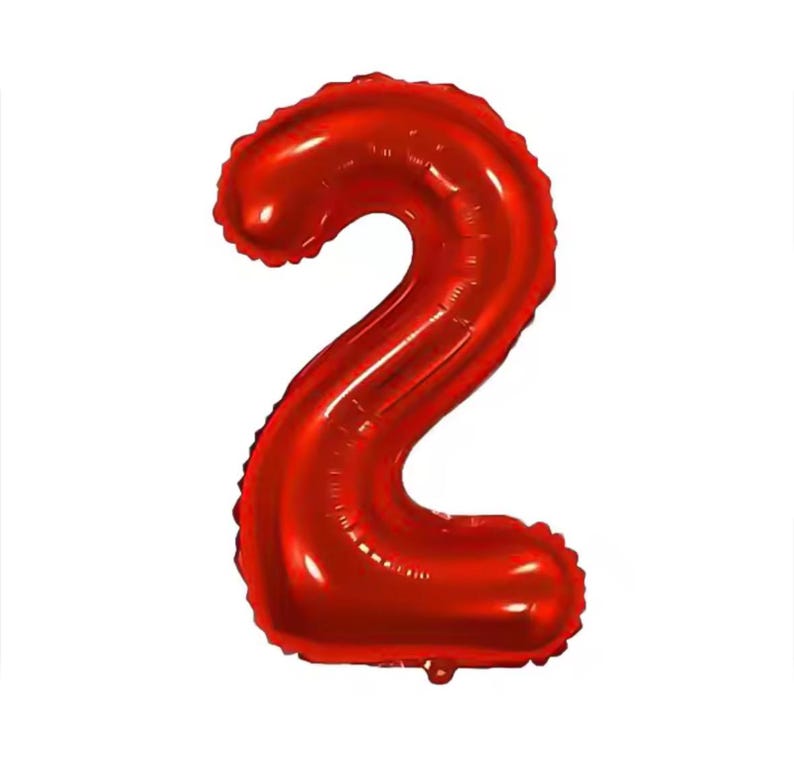 Jumbo Red Foil Number Balloon: 40 Inch Party Decoration - Etsy