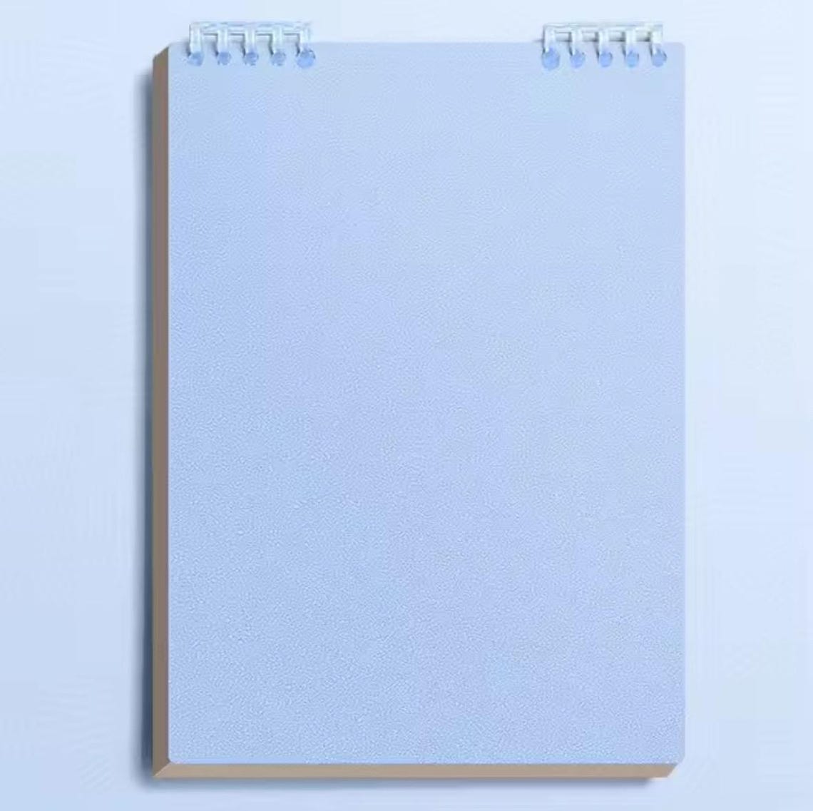 Notepad Notebook 80g Paper 60 Sheet Double Lined Loose Leaf A5 Office ...