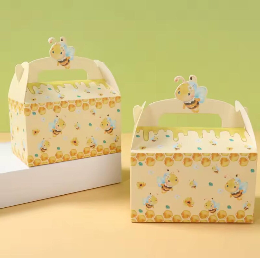 Little Bee Favor Boxes – Honeycomb Party Gift Packaging - Etsy