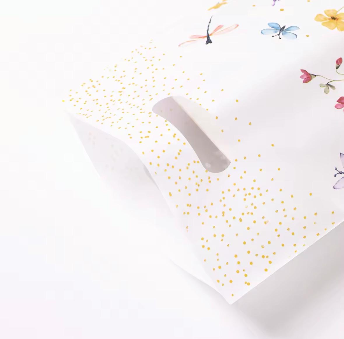 Party Good Bag Favours Flowers Floral Spring Gift Bag Baby Shower Party ...