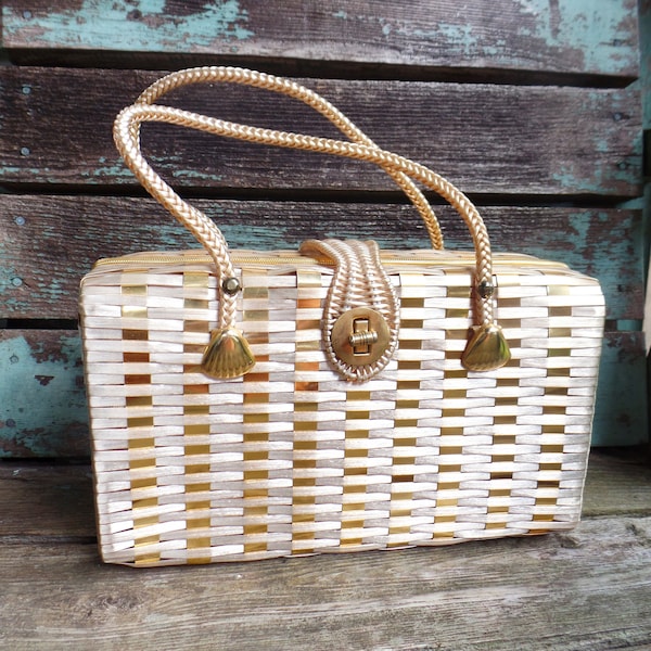 Basket Weave Handbag - Etsy