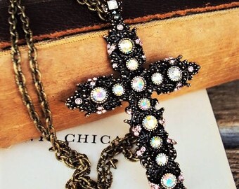 Metal Cross Chain - Etsy