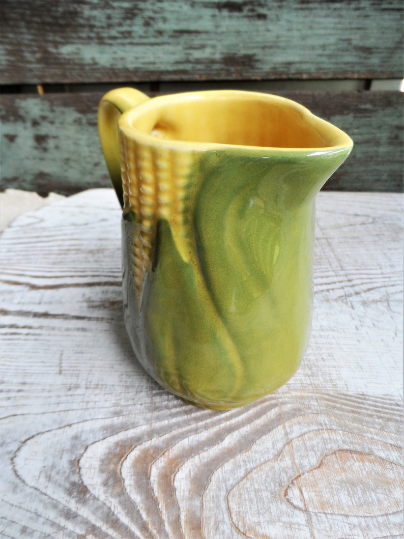 Vintage Corn Shawnee USA Pottery Pitcher Creamer Corn on the | Etsy