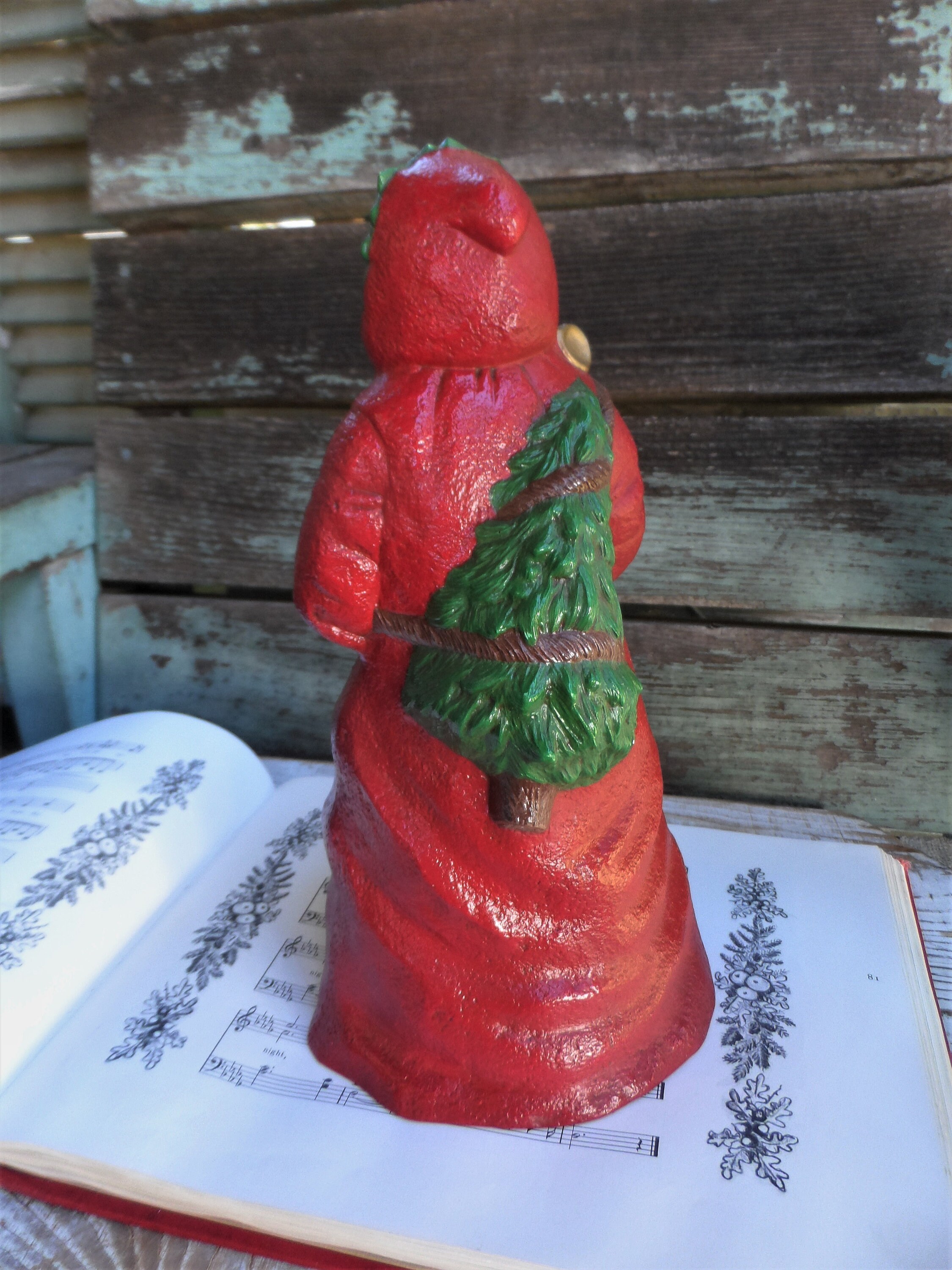Vintage Ceramic Old World Santa Claus Christmas Kimple Renaissance Toys ...