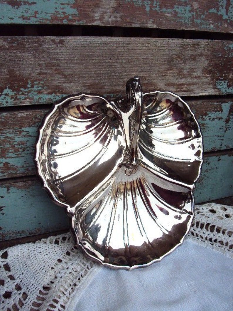 Ivintage Tray Shell Silver Plate Serving Tray Platter Ornate - Etsy