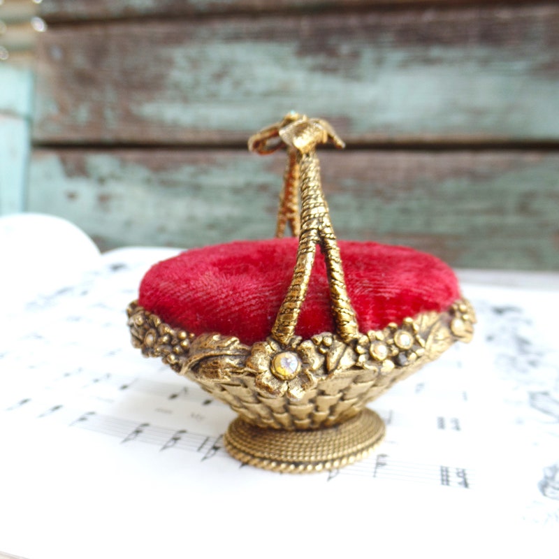 Antique Pin Cushion - Etsy