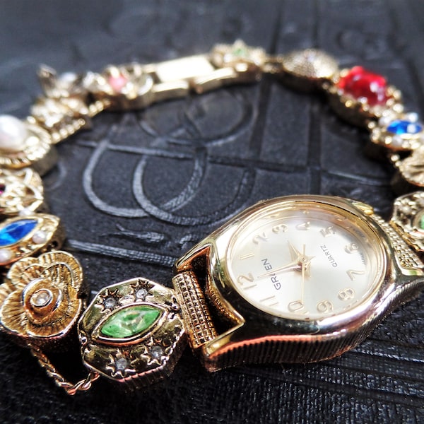 Gold Victorian Slide Bracelet - Etsy