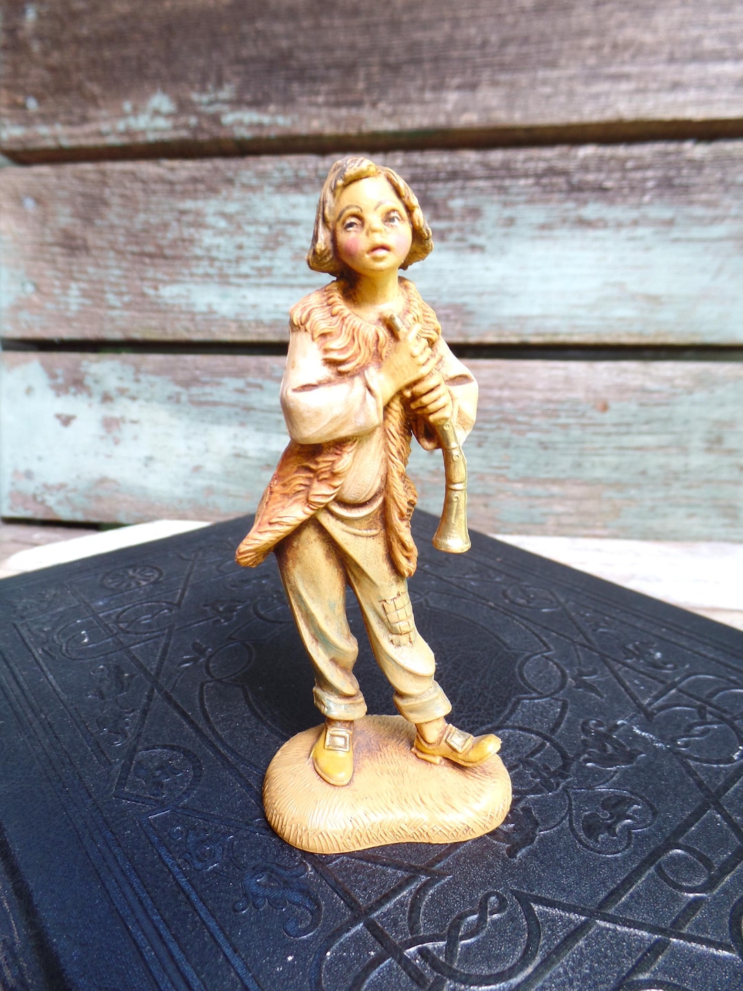 Vintage Fontanini Spider Mark Figurine, Early Depose Italy Nativity ...