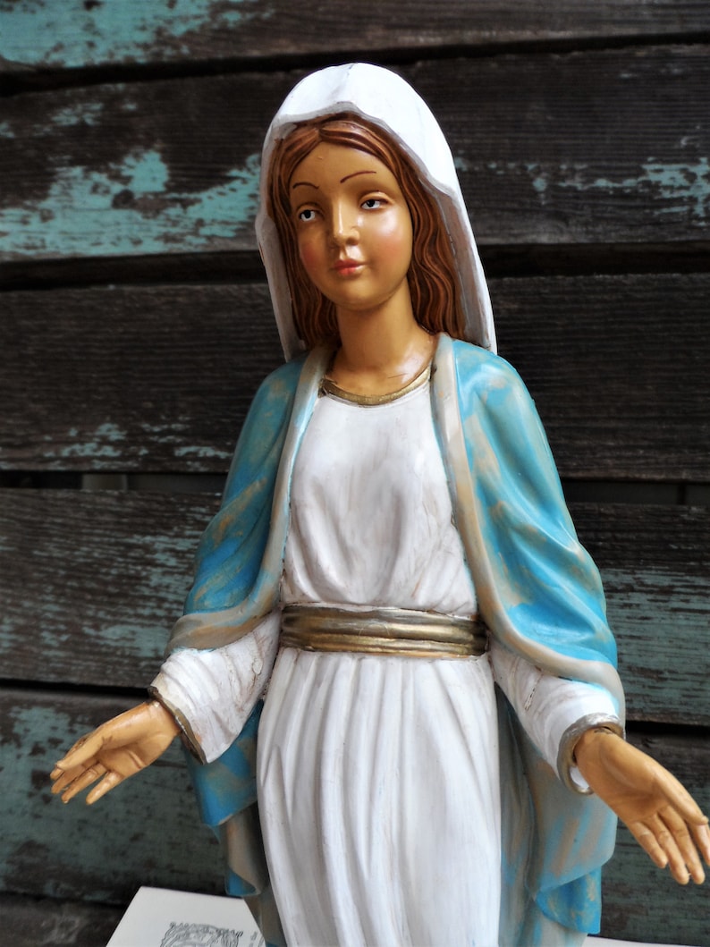 Vintage Italian Fontanini Mary Mother Madonna Figurine Made in - Etsy