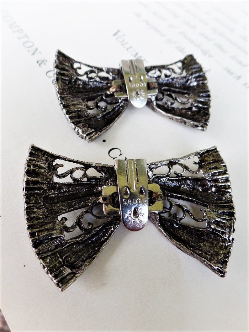 Vintage Shoe Clips SGD'OR Marked Signed Mid Century Mod Hollywood ...
