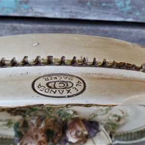 Vintage French Style Alexander Backer Chalk Plaque Victorian Revival ...