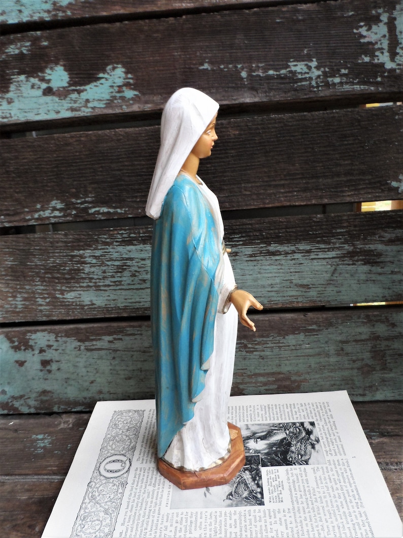 Vintage Italian Fontanini Mary Mother Madonna Figurine Made in - Etsy