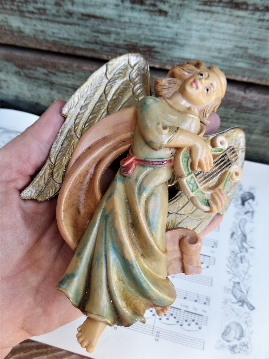 Vintage Fontanini Nativity Angel Figurine Italian Marked Italy - Etsy