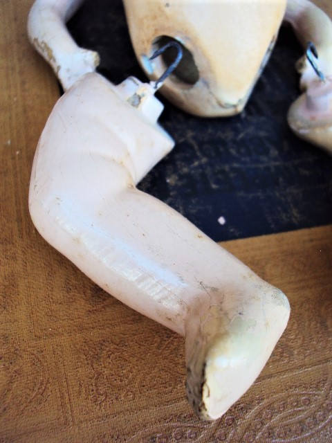 Vintage Composition Doll Parts Body Parts Legs Arms Bust Head Antique ...