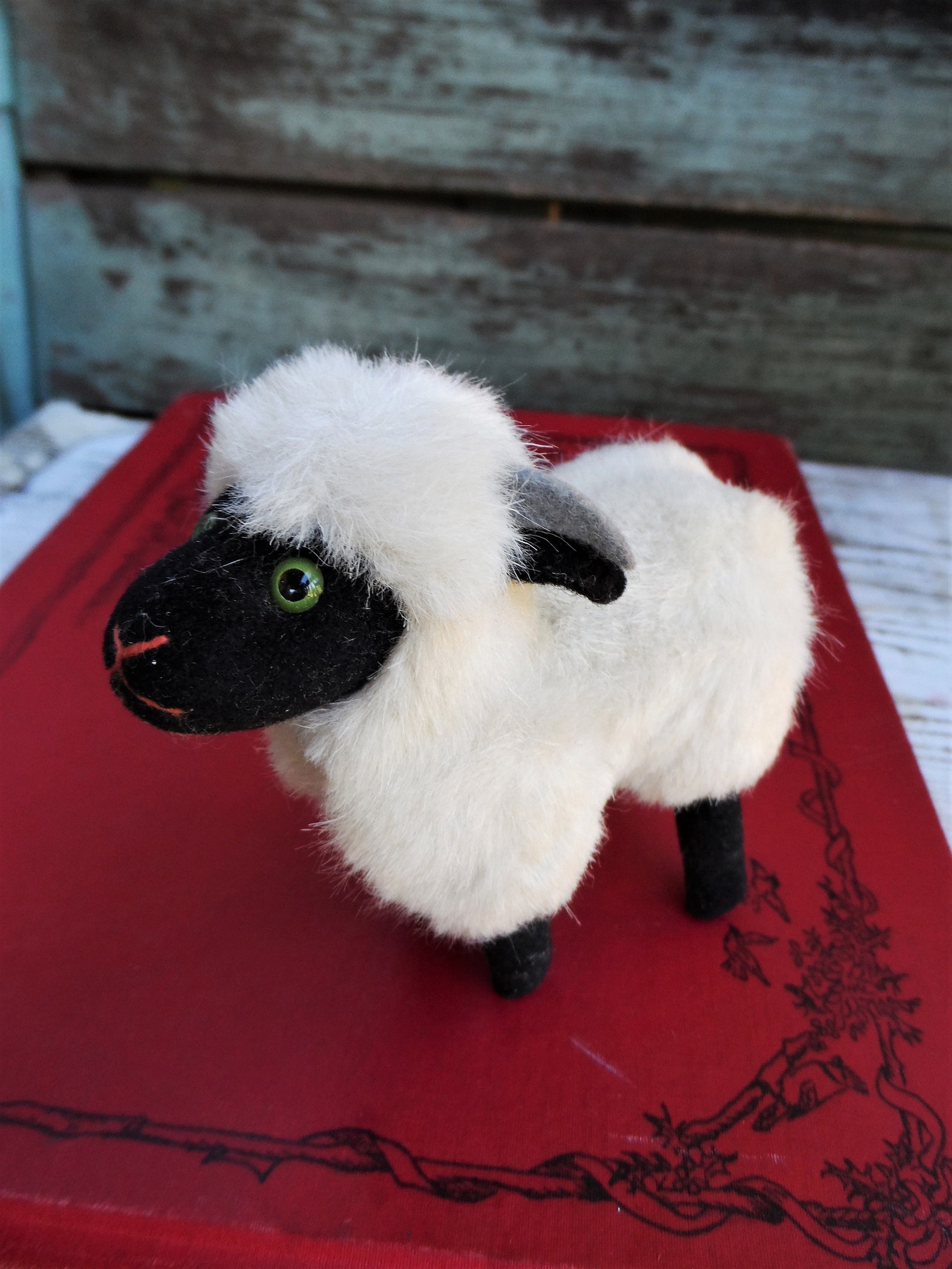 Vintage Mohair Sheep Ram Stuffed Animal Figurine Mid Century - Etsy