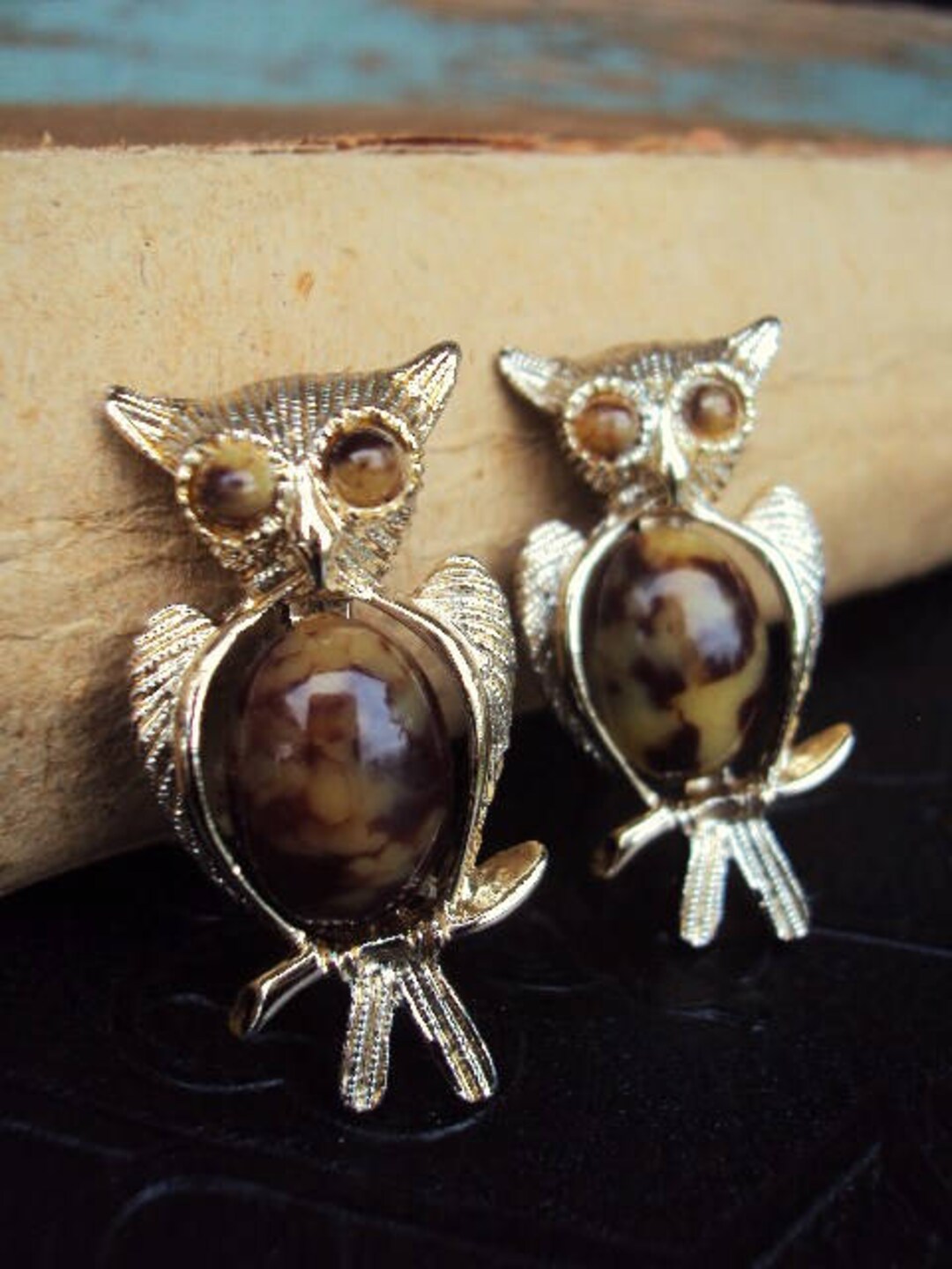 Vintage Owl Jelly Belly Scatter Pins Brooch Pin Mid Century Mod Costume ...