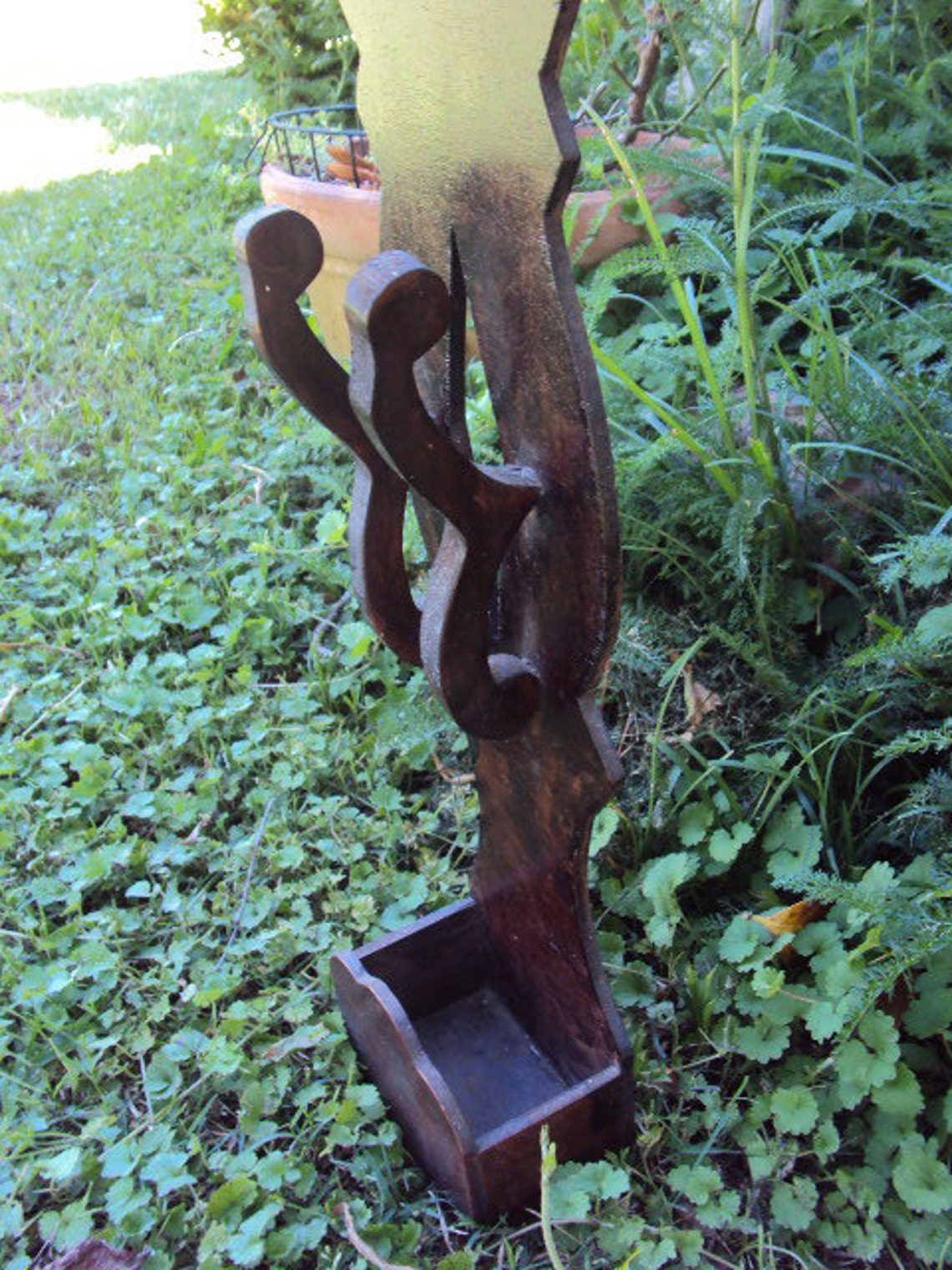 Vintage Wood Candle Box Hanging Box Rustic Primitive Wood - Etsy