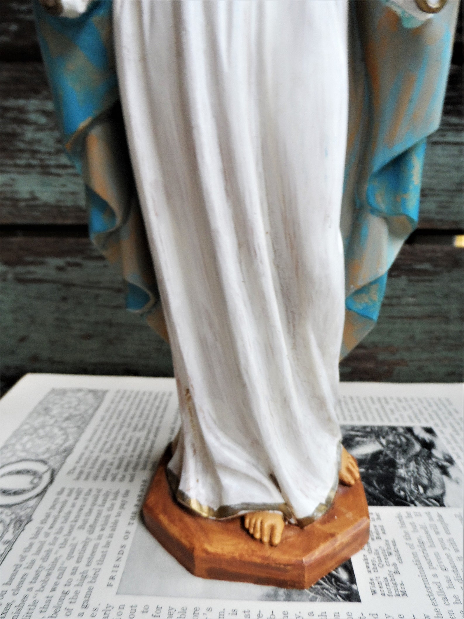 Vintage Italian Fontanini Mary Mother Madonna Figurine Made in - Etsy