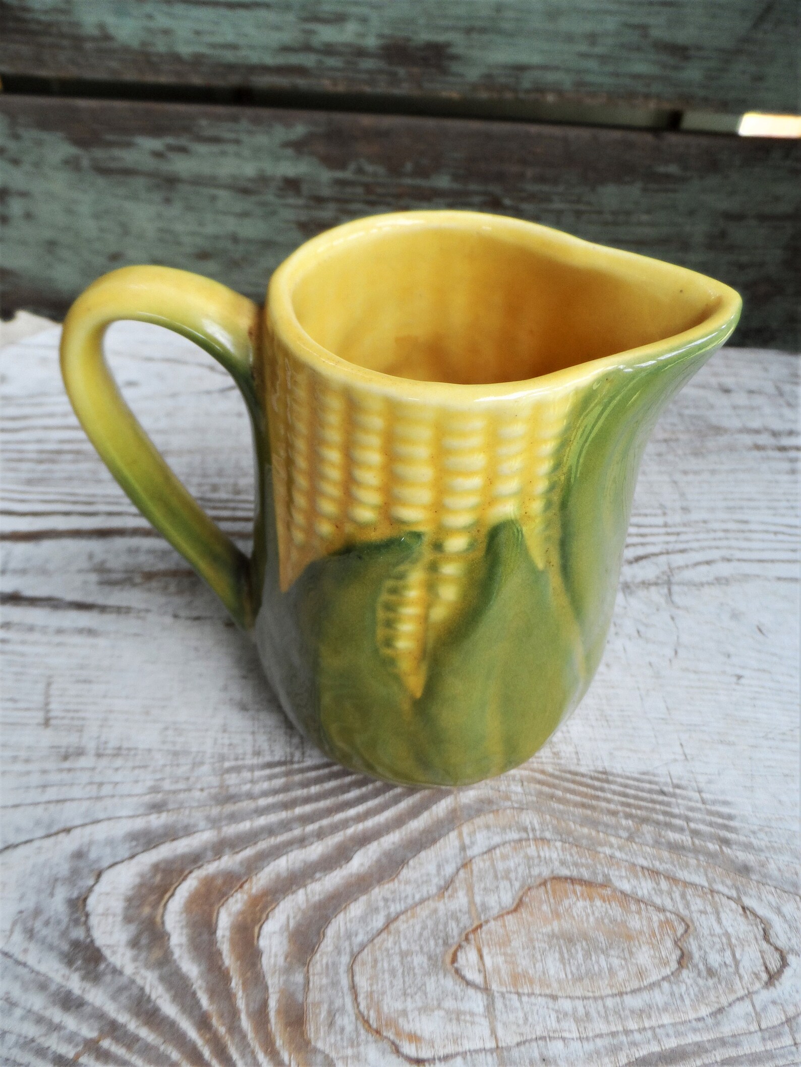 Vintage Corn Shawnee USA Pottery Pitcher Creamer Corn on the | Etsy