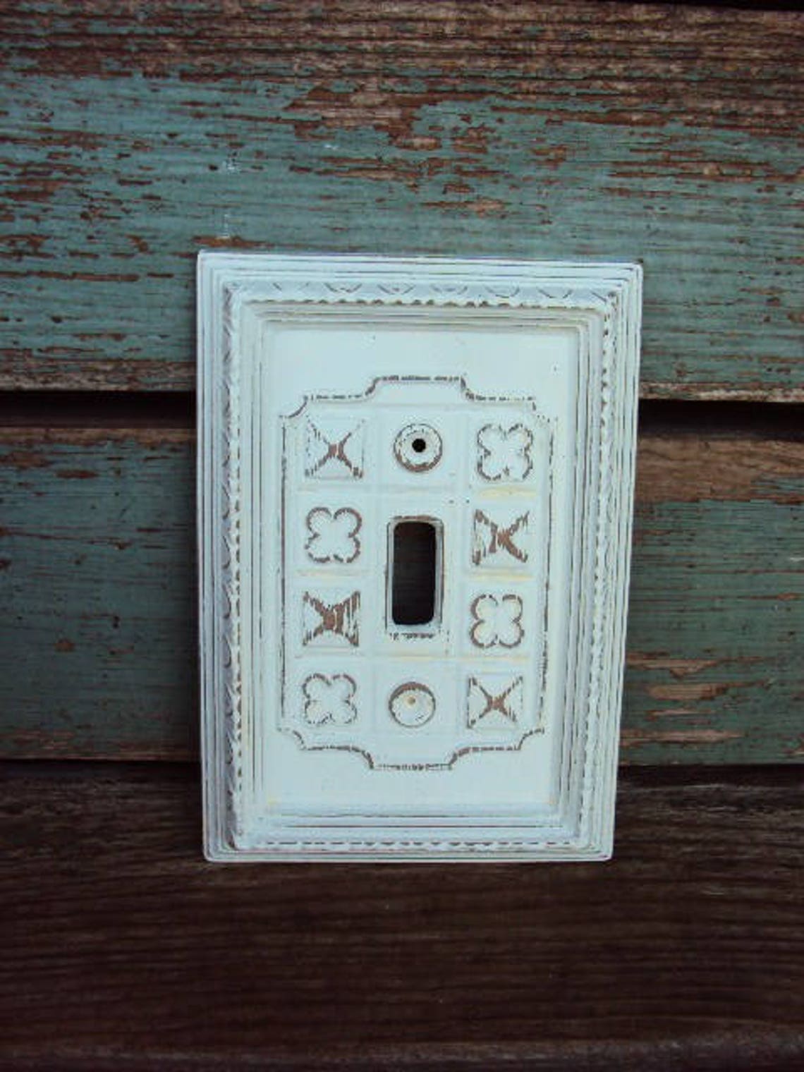 Vintage Shabby Chic Light Switch Cover Single Lightswitch - Etsy