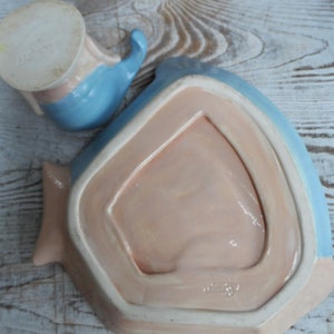 Vintage Christmas Elf Elves Cup and Saucer Plate Pottery Marked ...