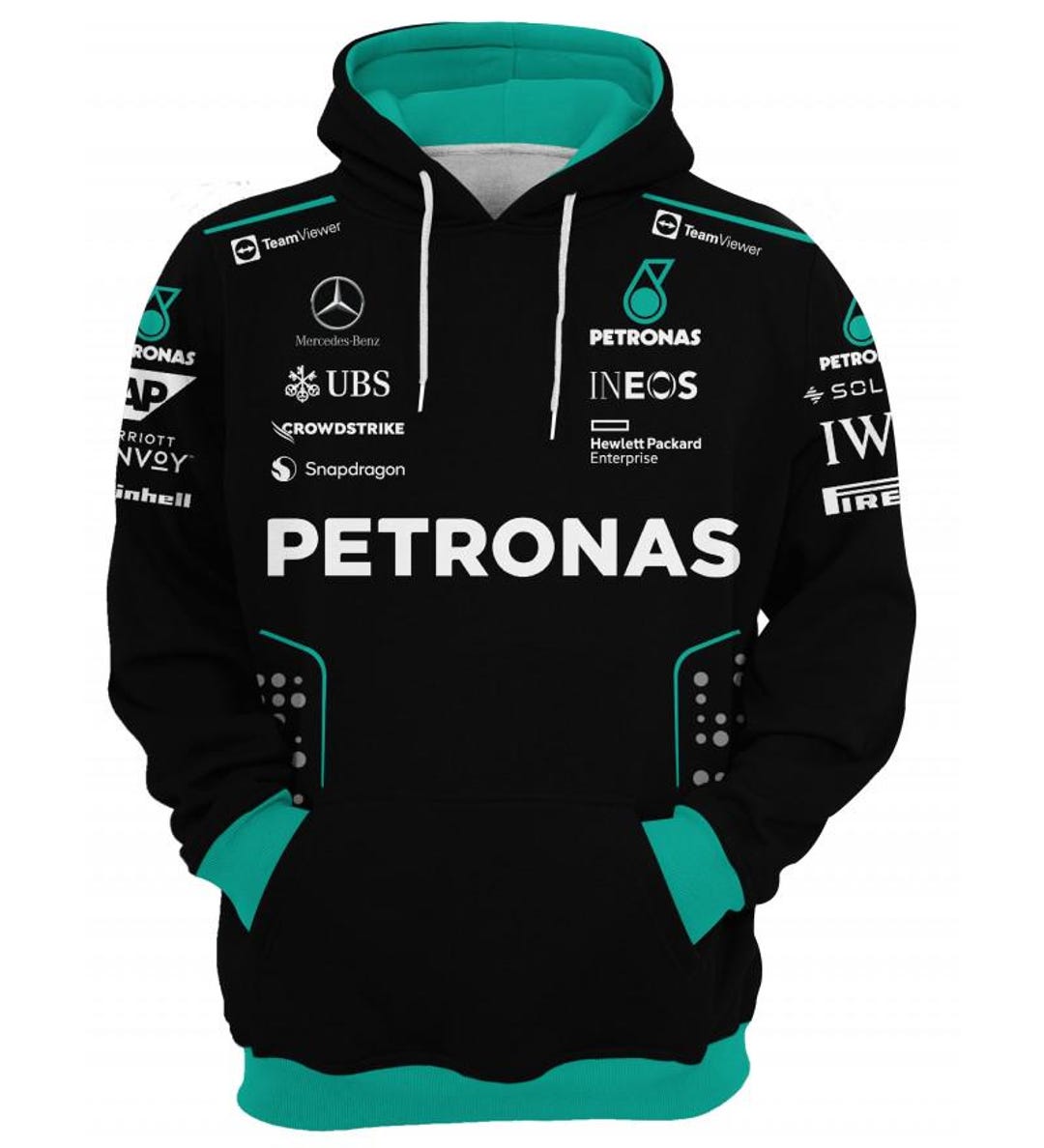 Mercedes-benz F1 Sweatshirt 3D Printed Sweatshirt Unique Textured ...