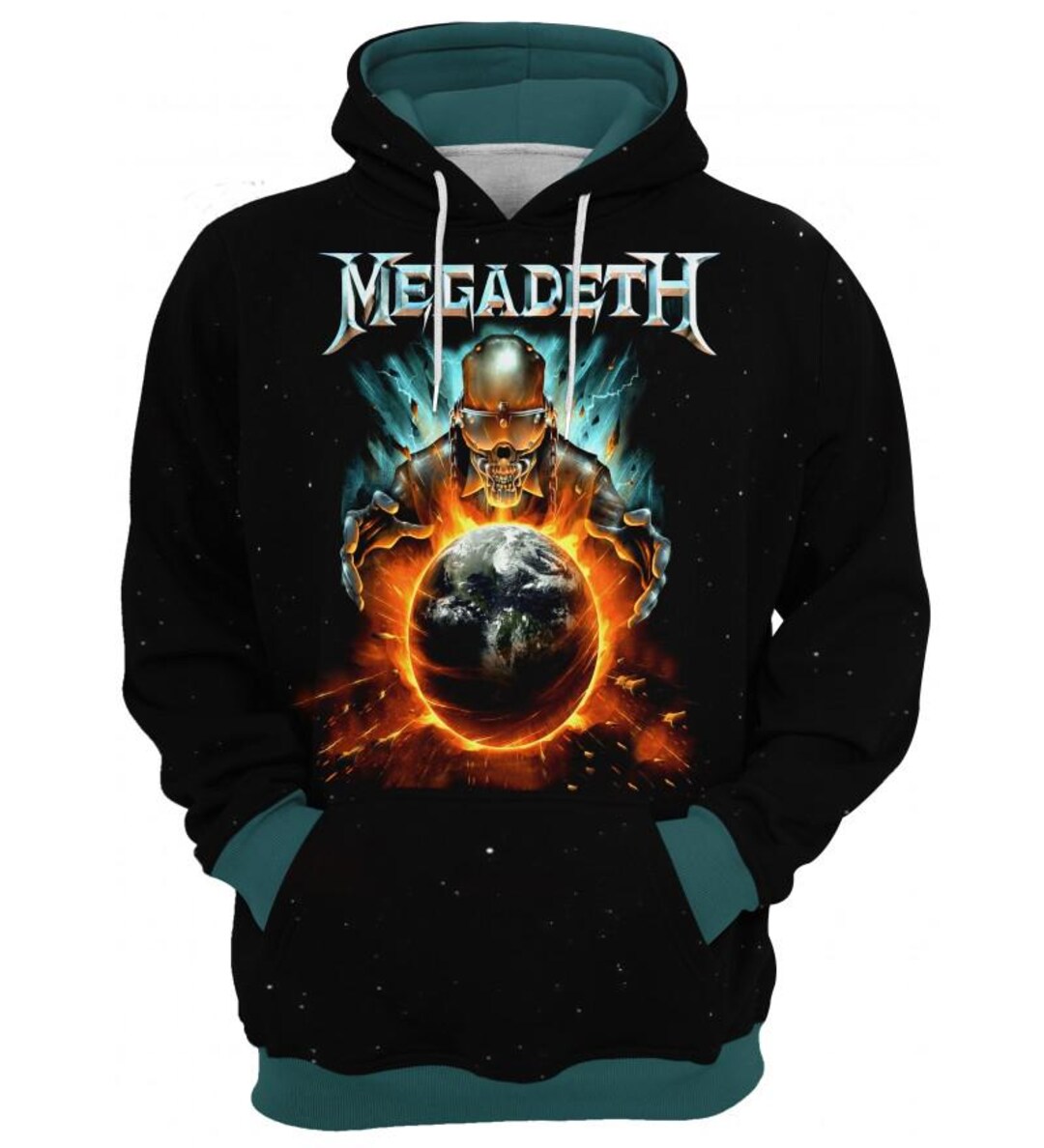 Megadeth Sweatshirt 3D Printed Sweatshirt Unique Textured Design Unisex ...