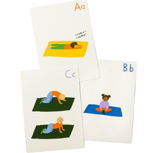 ABC Yoga Cards- Digital Download - Etsy
