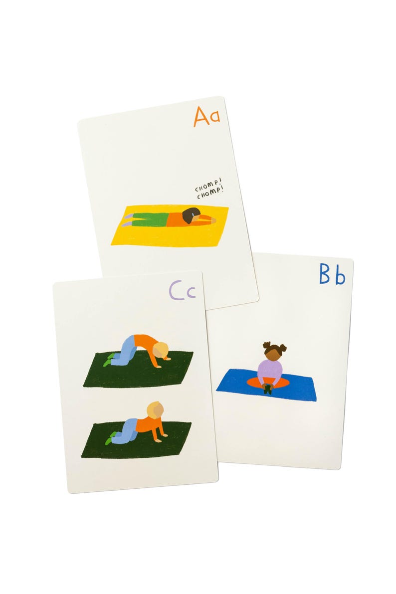 ABC Yoga Cards- Digital Download - Etsy