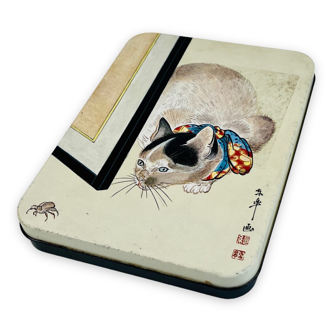 Vintage Metropolitan Museum of Art Cat & Spider Tin 2 New Sealed Decks ...