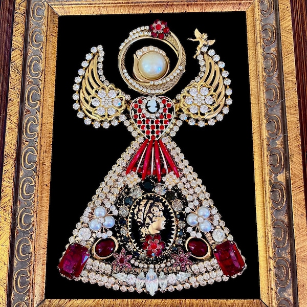 Angel Framed Jewelry Art - Etsy