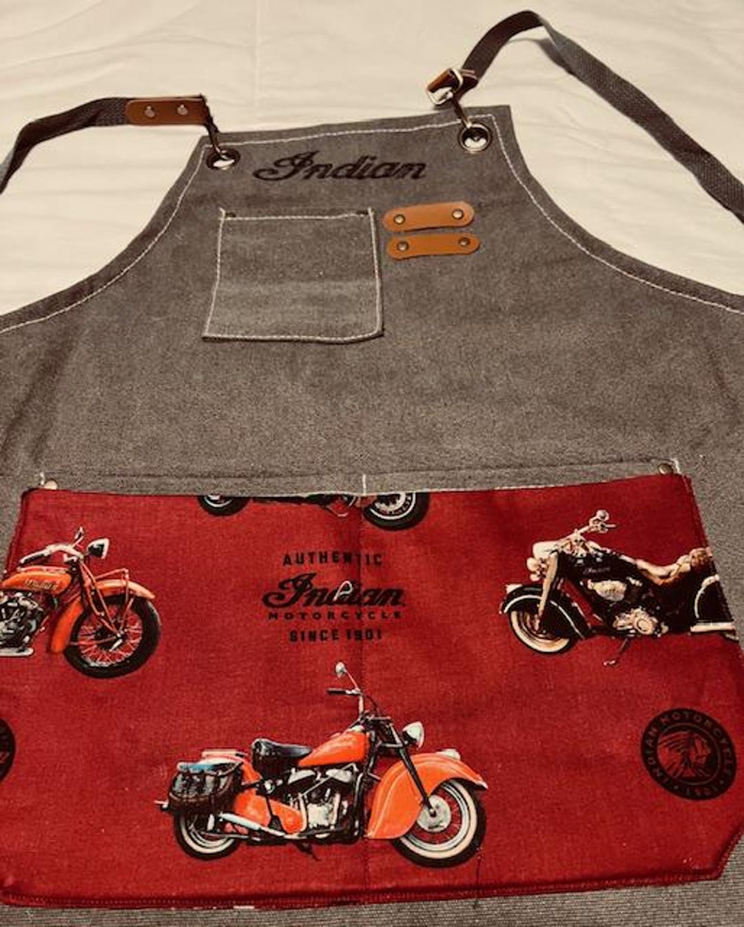 Indian Motorcycle Apron - Etsy