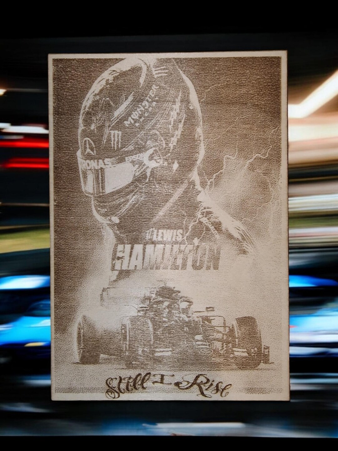 Lewis Hamilton Still I Rise Plaque - Etsy