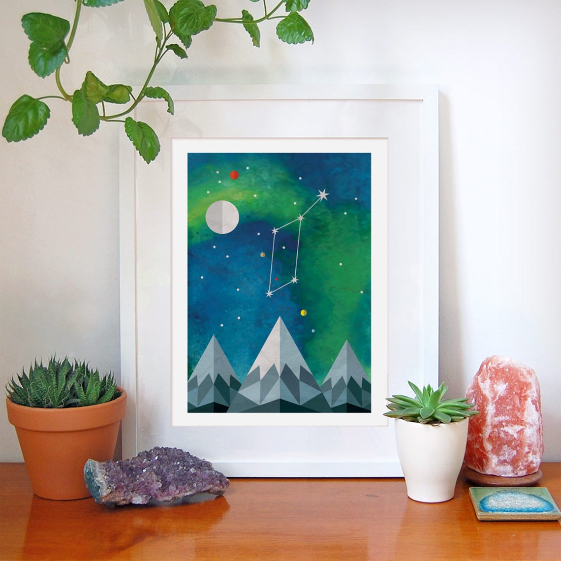 Lyra Constellation Print Lyra Constellation Lyra Art | Etsy