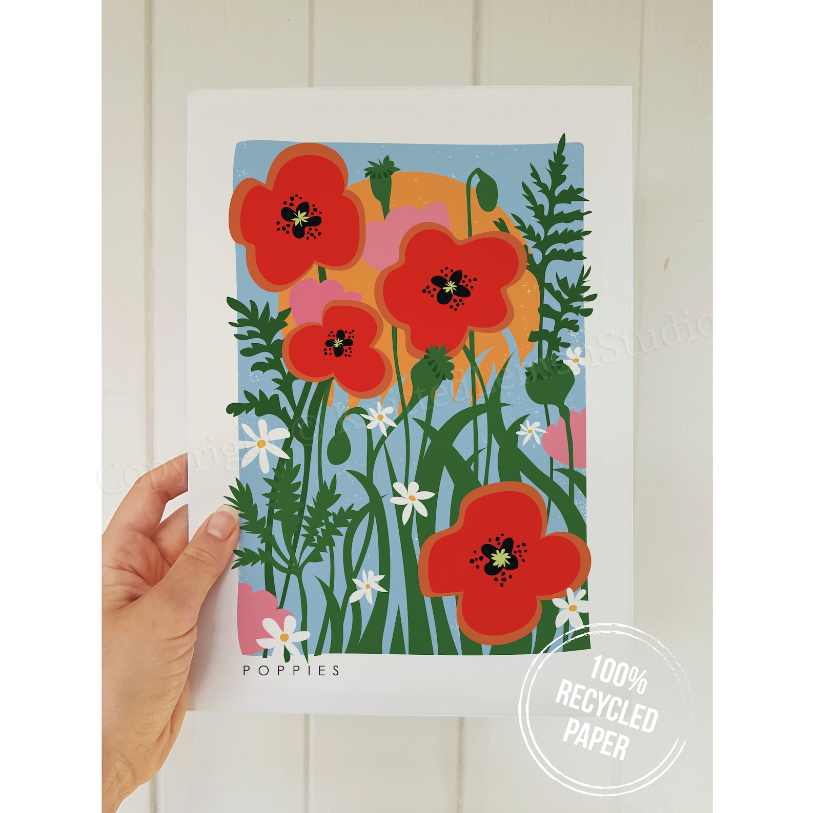 Poppy Print Poppies Gifts Poppy Art Print Floral Prints - Etsy UK