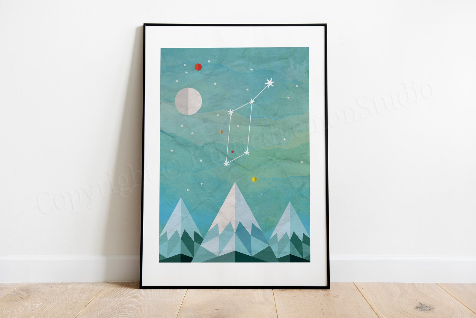 Lyra Constellation Lyra Art Constellation Print Astronomy - Etsy UK